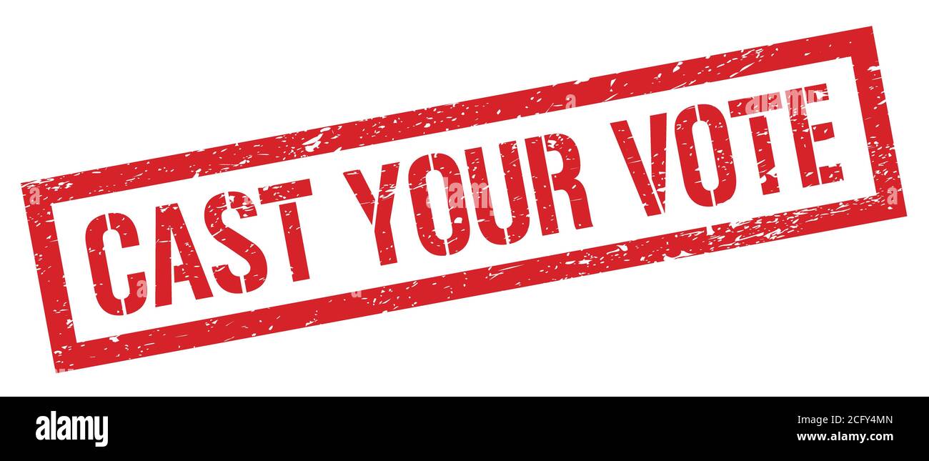 Cast your vote stamp hi-res stock photography and images - Alamy