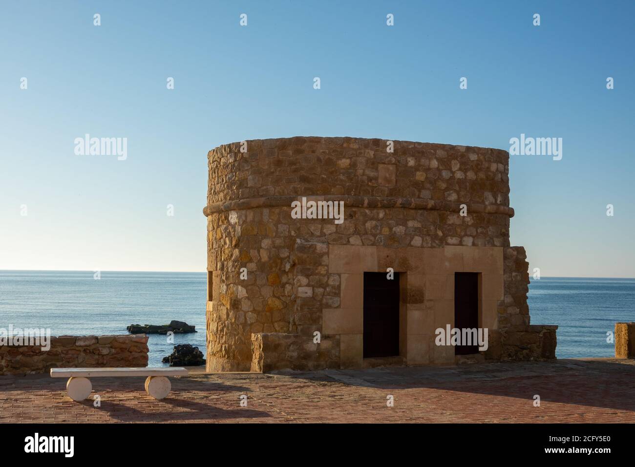 Torre de la Mata is an old watchtower at the beach originally built in ...