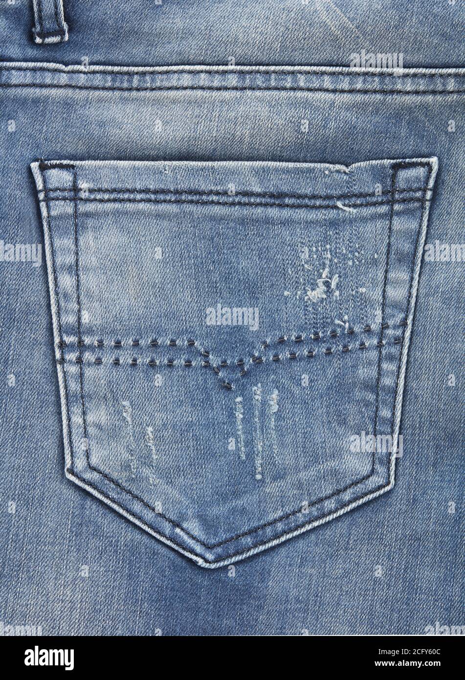 Jeans back pocket Stock Photo - Alamy