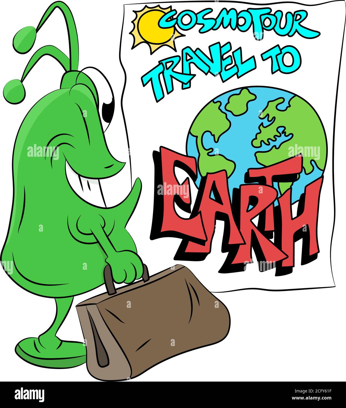 Alien vector vectors hi-res stock photography and images - Alamy