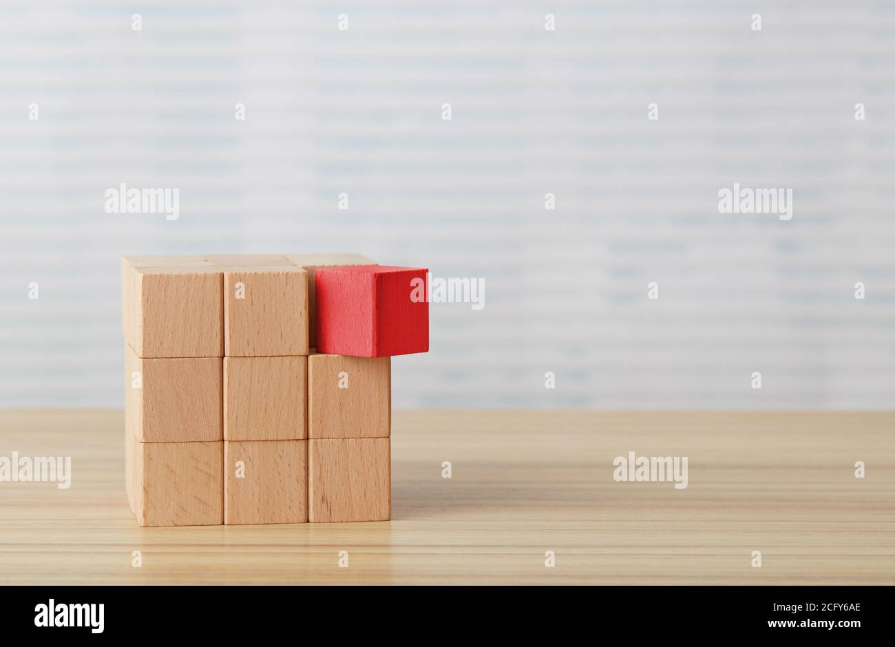 Wooden stacking shape puzzle hi-res stock photography and images - Alamy