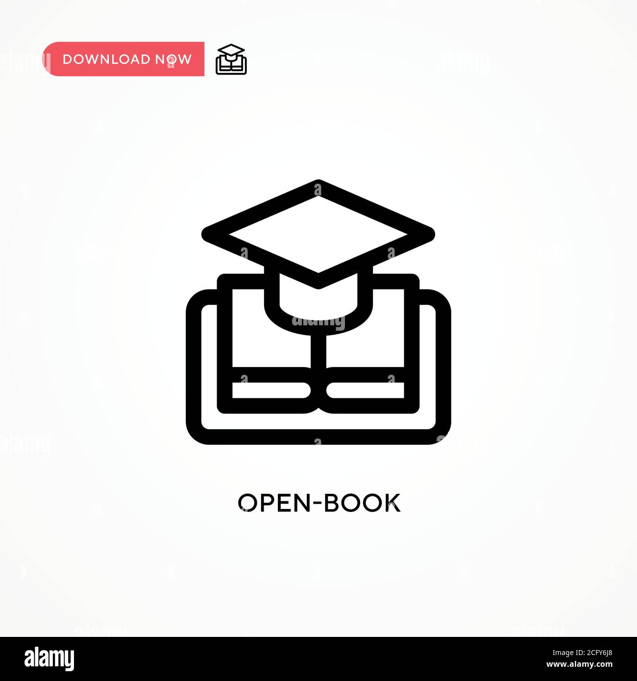 Open-book Simple vector icon. Modern, simple flat vector illustration ...