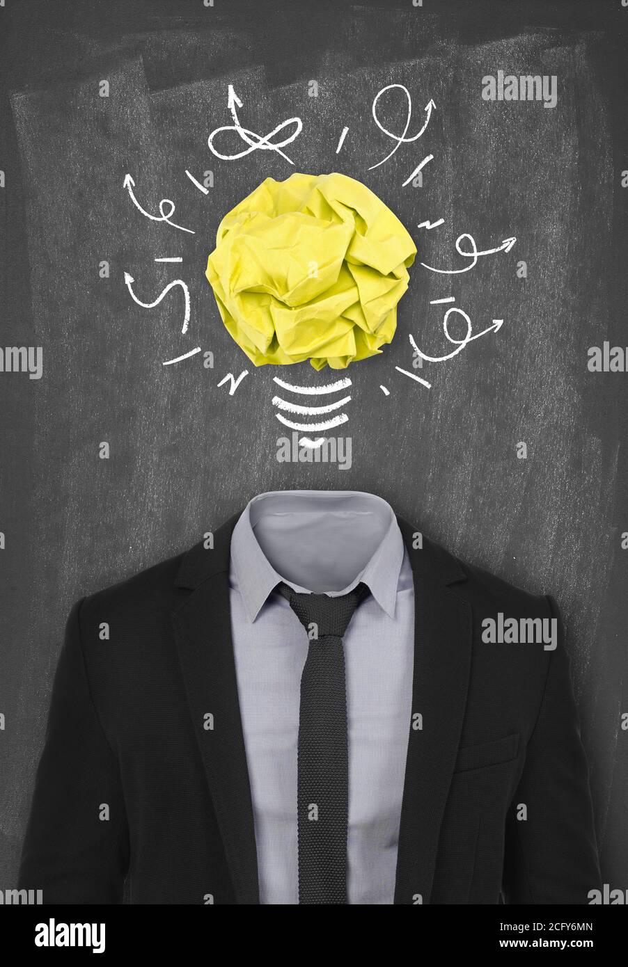 Businessman light bulb in hi-res stock photography and images - Alamy
