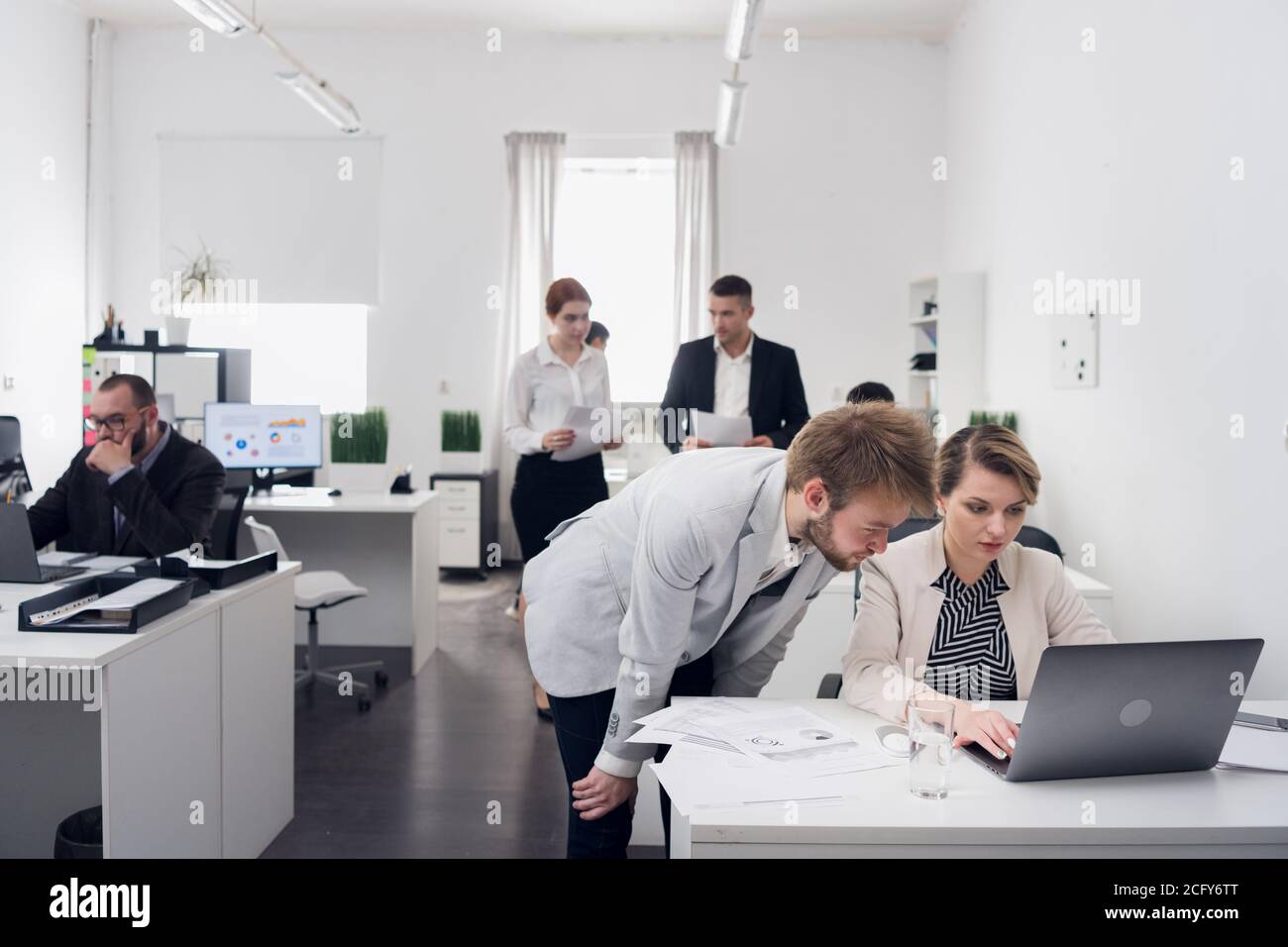 Internship of a new employee at the workplace. Training in official ...