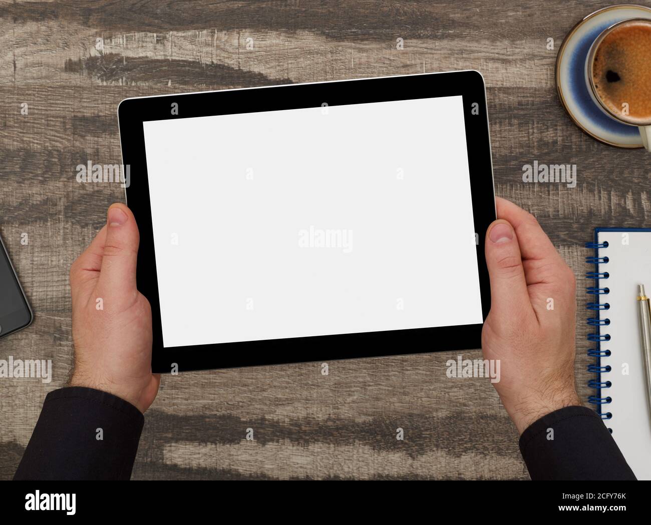 Man people tablet screen hi-res stock photography and images - Alamy