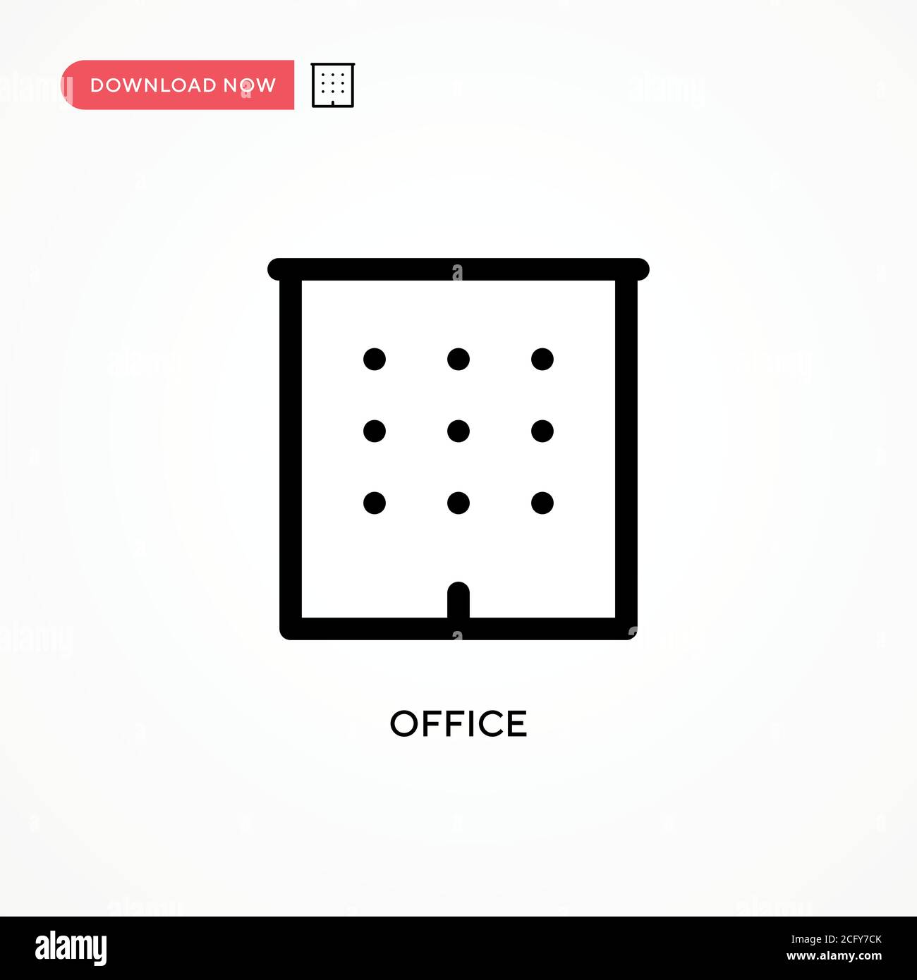 Empty office space covid Stock Vector Images - Alamy