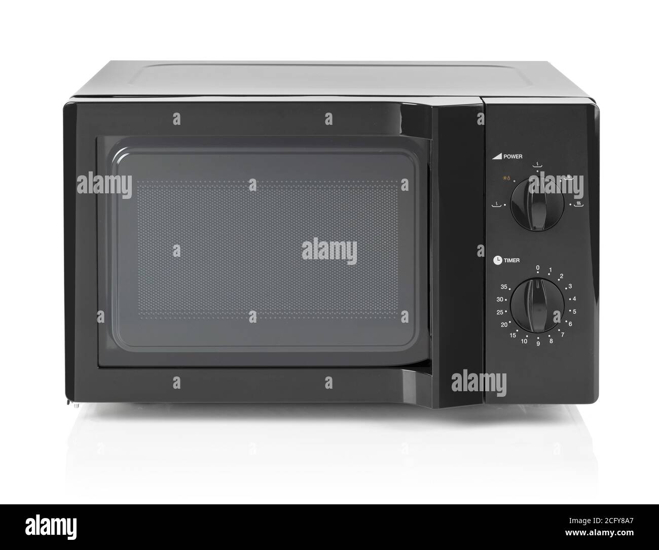 Silver microwave oven on white hi-res stock photography and images - Alamy
