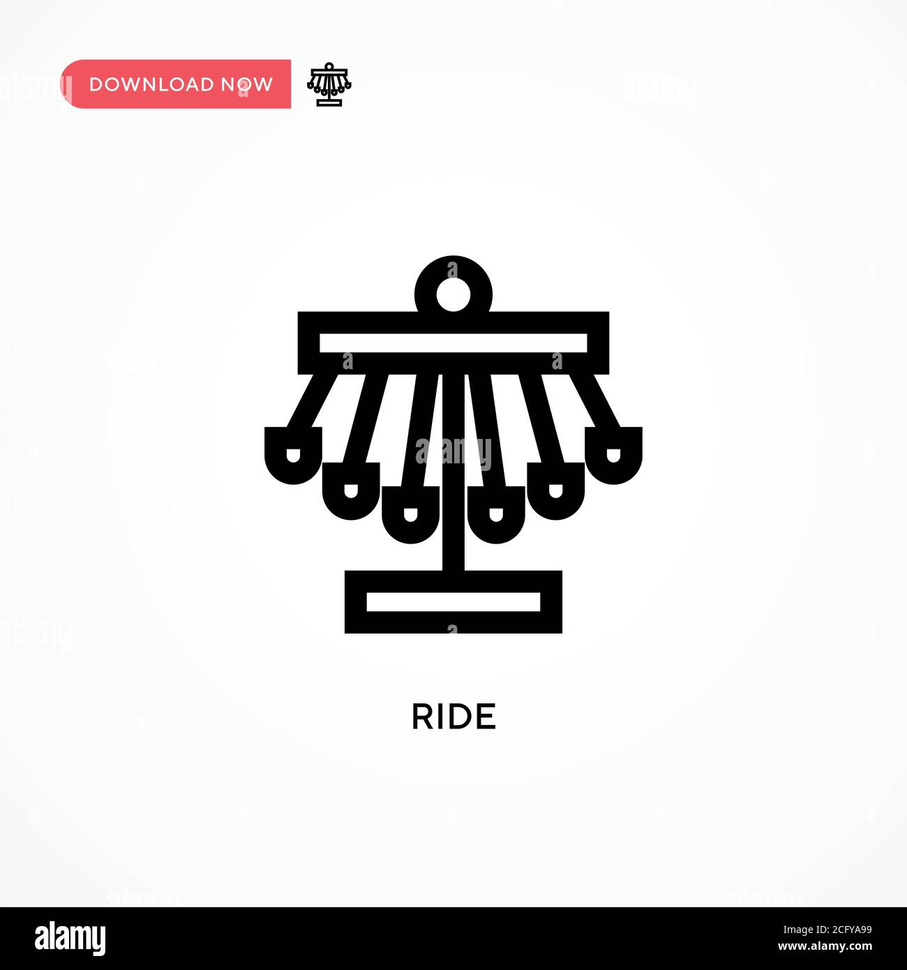 Ride Simple vector icon. Modern, simple flat vector illustration for ...