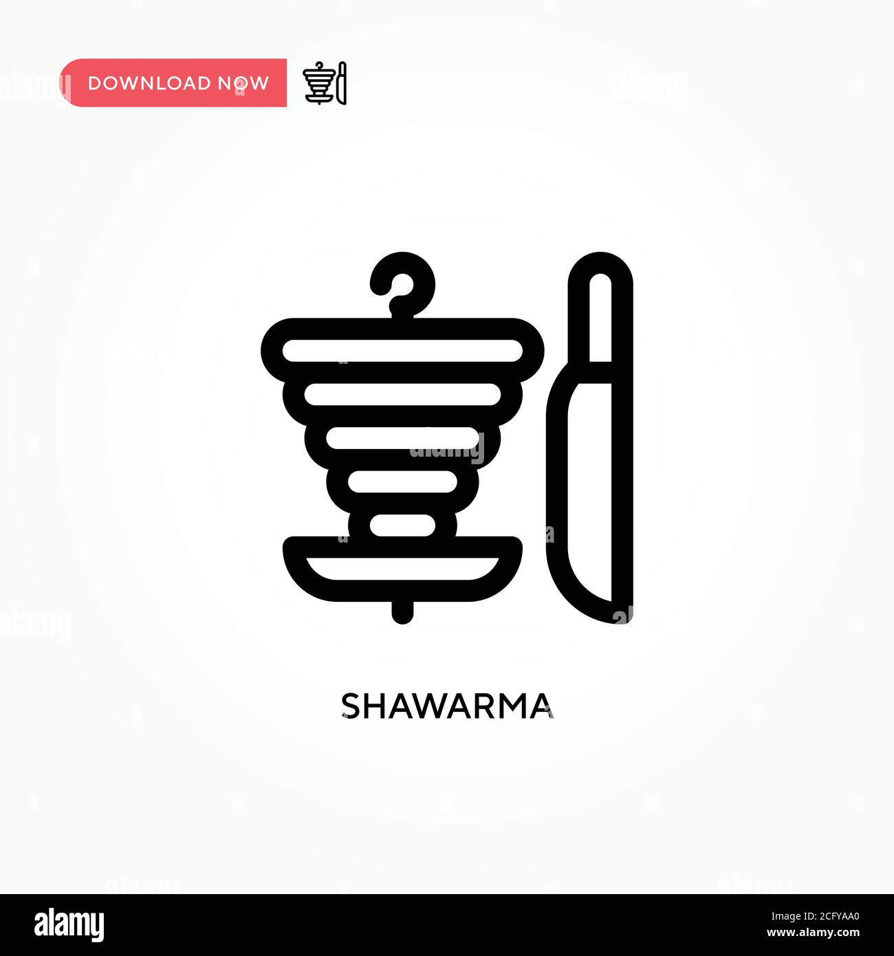 Shawarma Sandwich Vector Vectors High Resolution Stock Photography and Images - Alamy