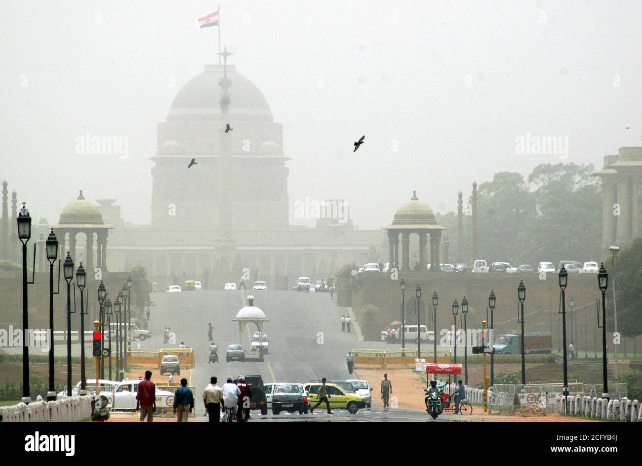 The Presidential Palace called Rashtrapati Bhawan in New Delhi, India ...