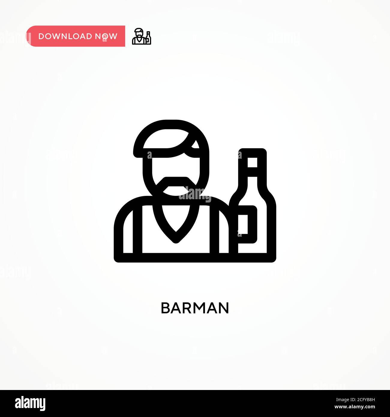 Whisky bartender Stock Vector Images - Alamy