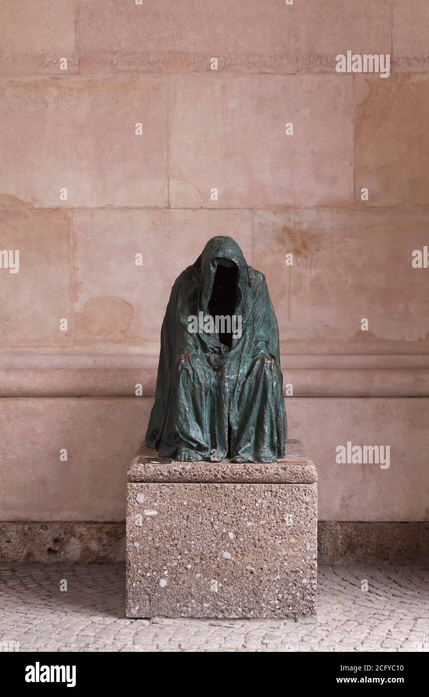 Die Pieta, Coat of Peace, bronze sculpture by Anna Chromy, Salzburg ...