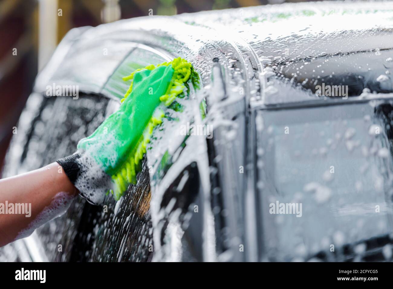Car body washing hi-res stock photography and images - Alamy