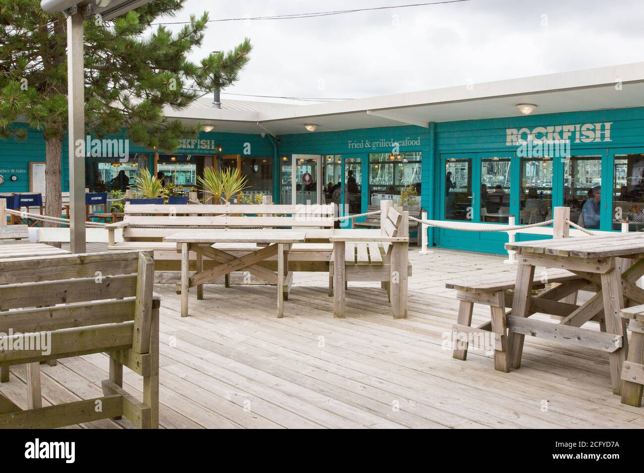 Rockfish fish and chip restaurant, Plymouth , Devon, England, United ...