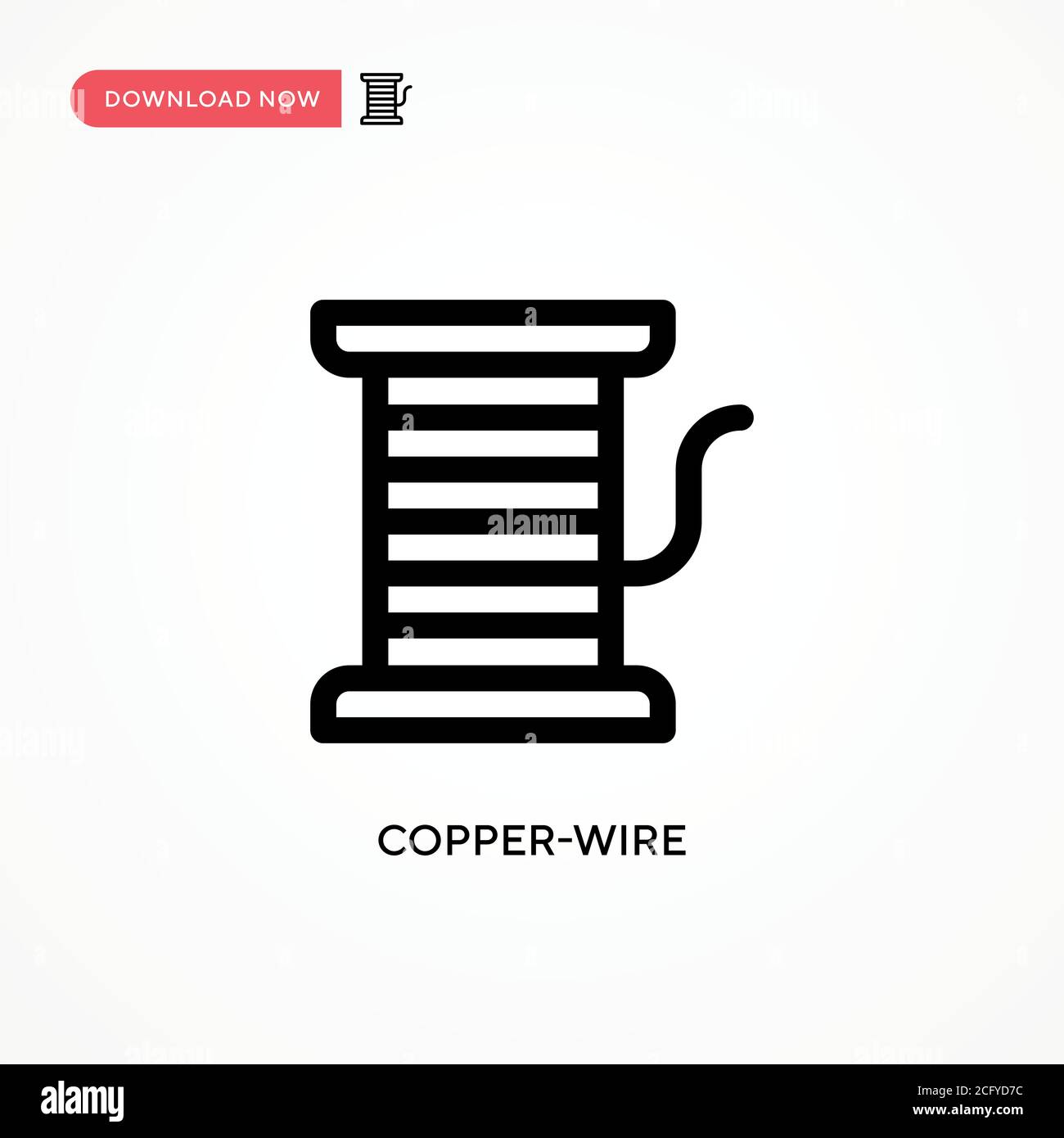 Spool of wire workshop Stock Vector Images - Alamy