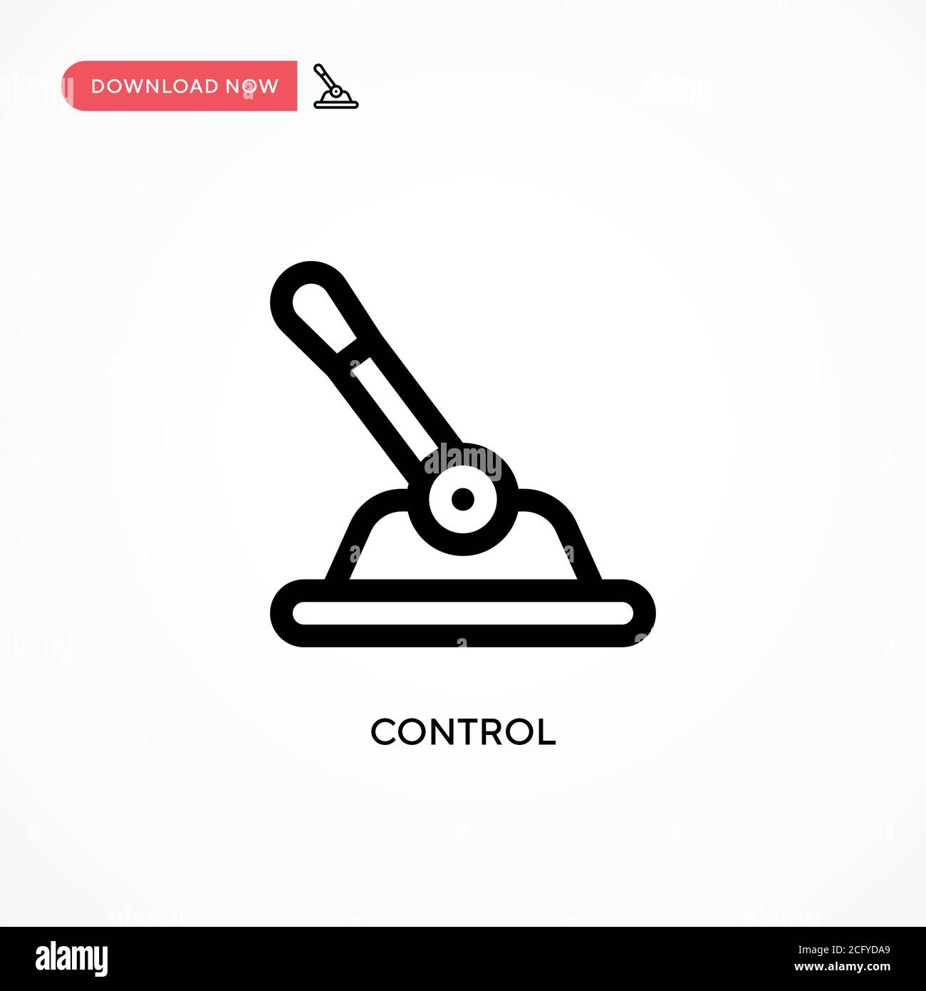 Control Simple vector icon. Modern, simple flat vector illustration for ...