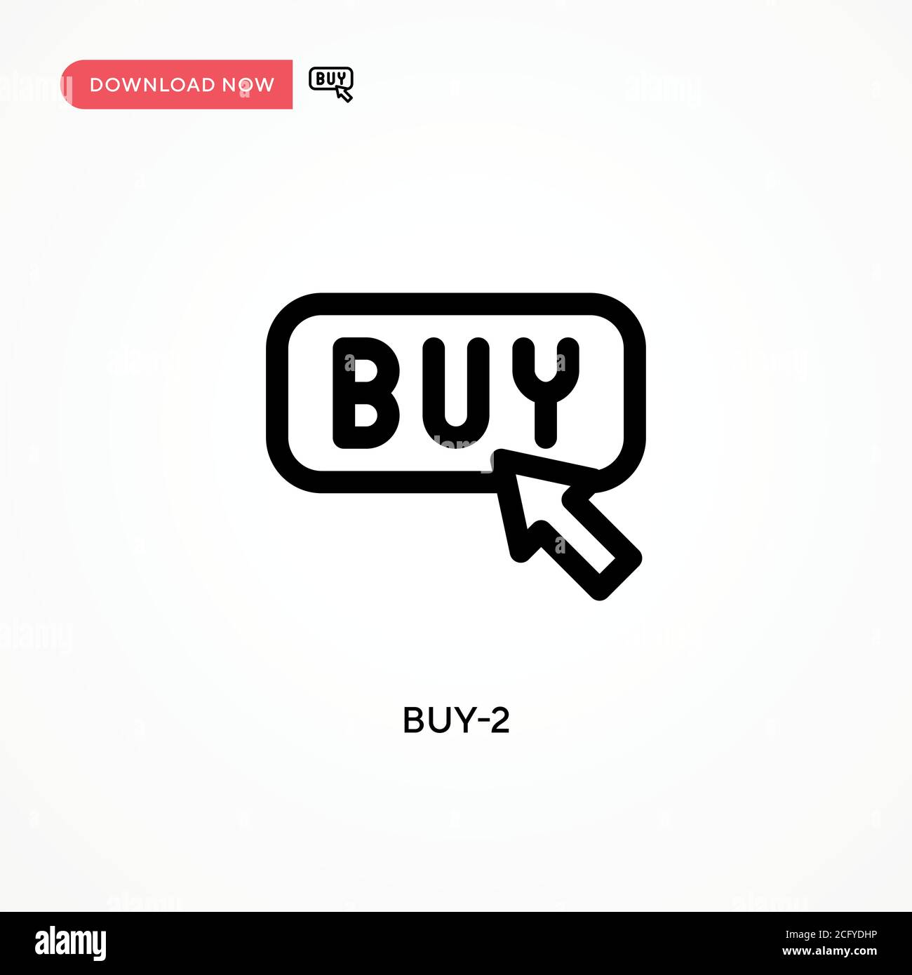 Buy-2 Simple vector icon. Modern, simple flat vector illustration for ...