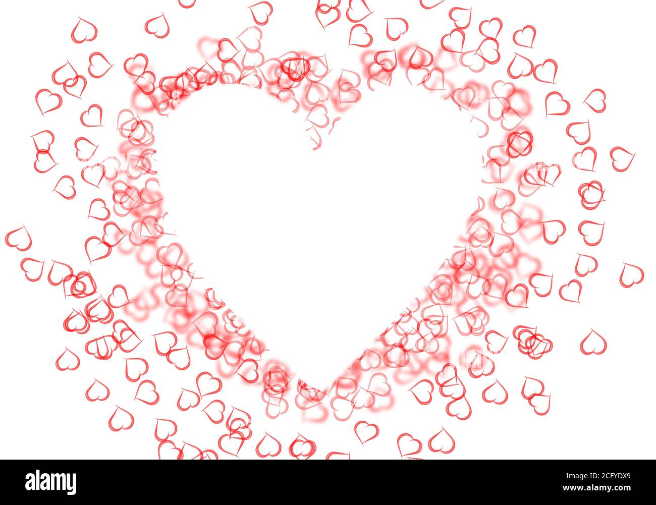 White heart vector hi-res stock photography and images - Alamy