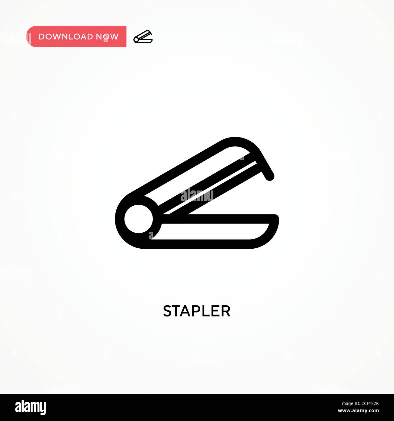 Stapler Simple vector icon. Modern, simple flat vector illustration for web site or mobile app ...