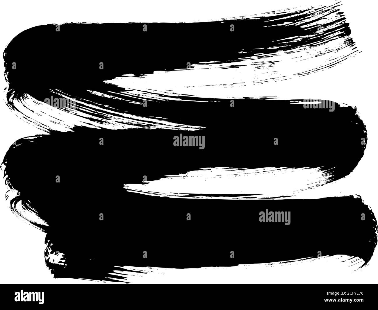 Vector black paint, ink brush stroke Stock Vector Image & Art - Alamy