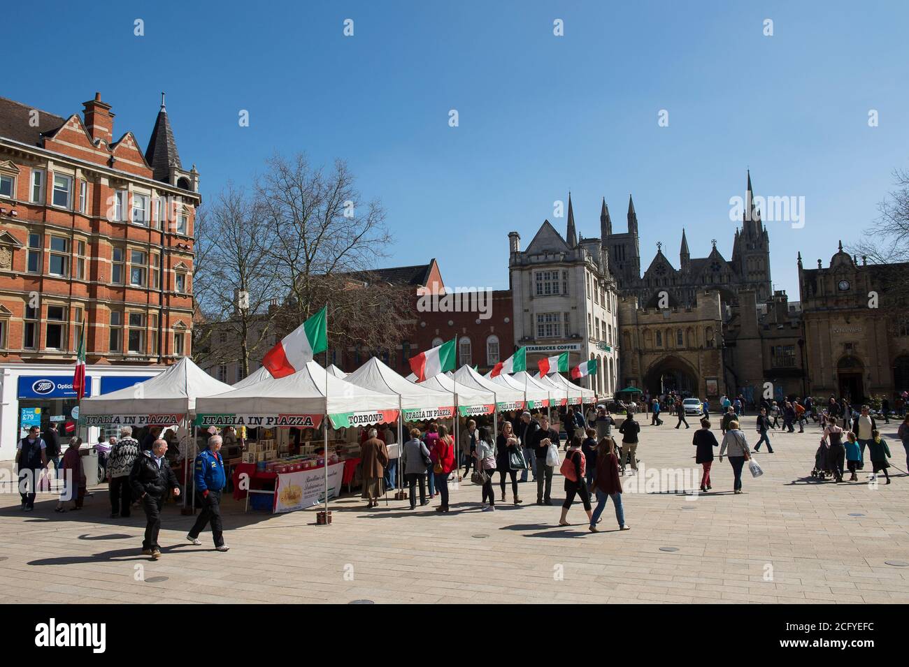 Peterborough city market peterborough cambridgeshire hi-res stock ...