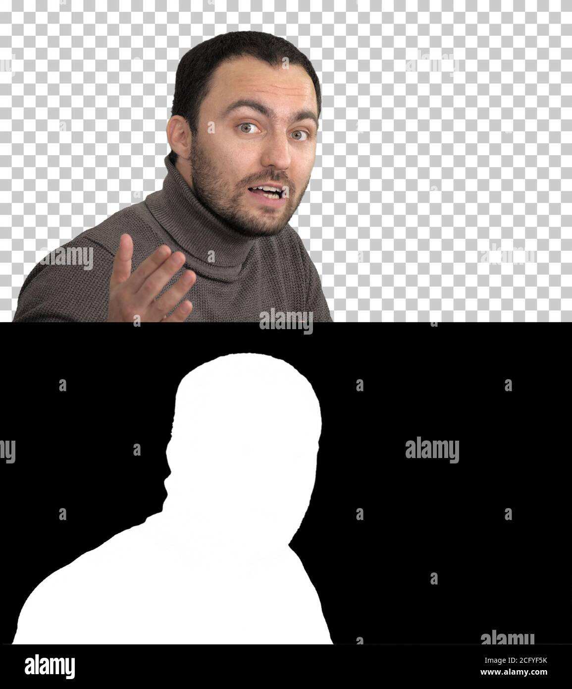 Man talking camera alpha hi-res stock photography and images - Alamy