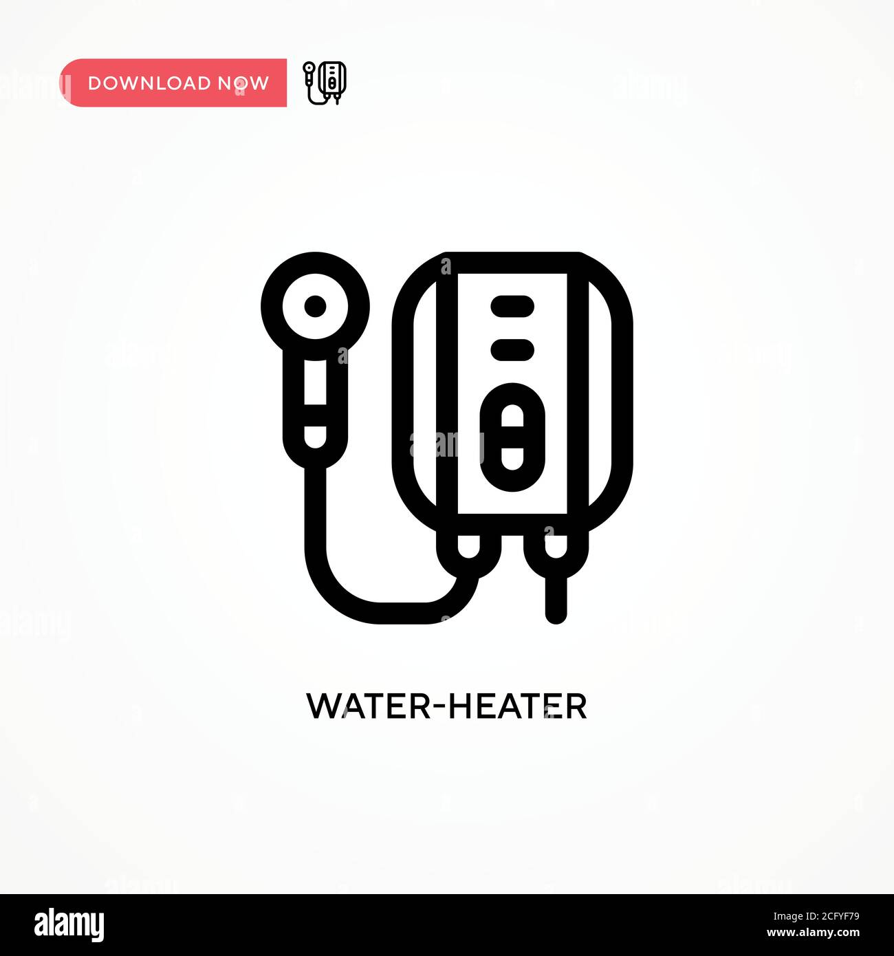 Solar water heater installation Stock Vector Images - Alamy