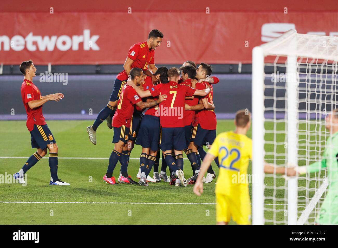 Madrid, Spain. 6th Sep, 2020. Spein team group (ESP) Football/Soccer ...