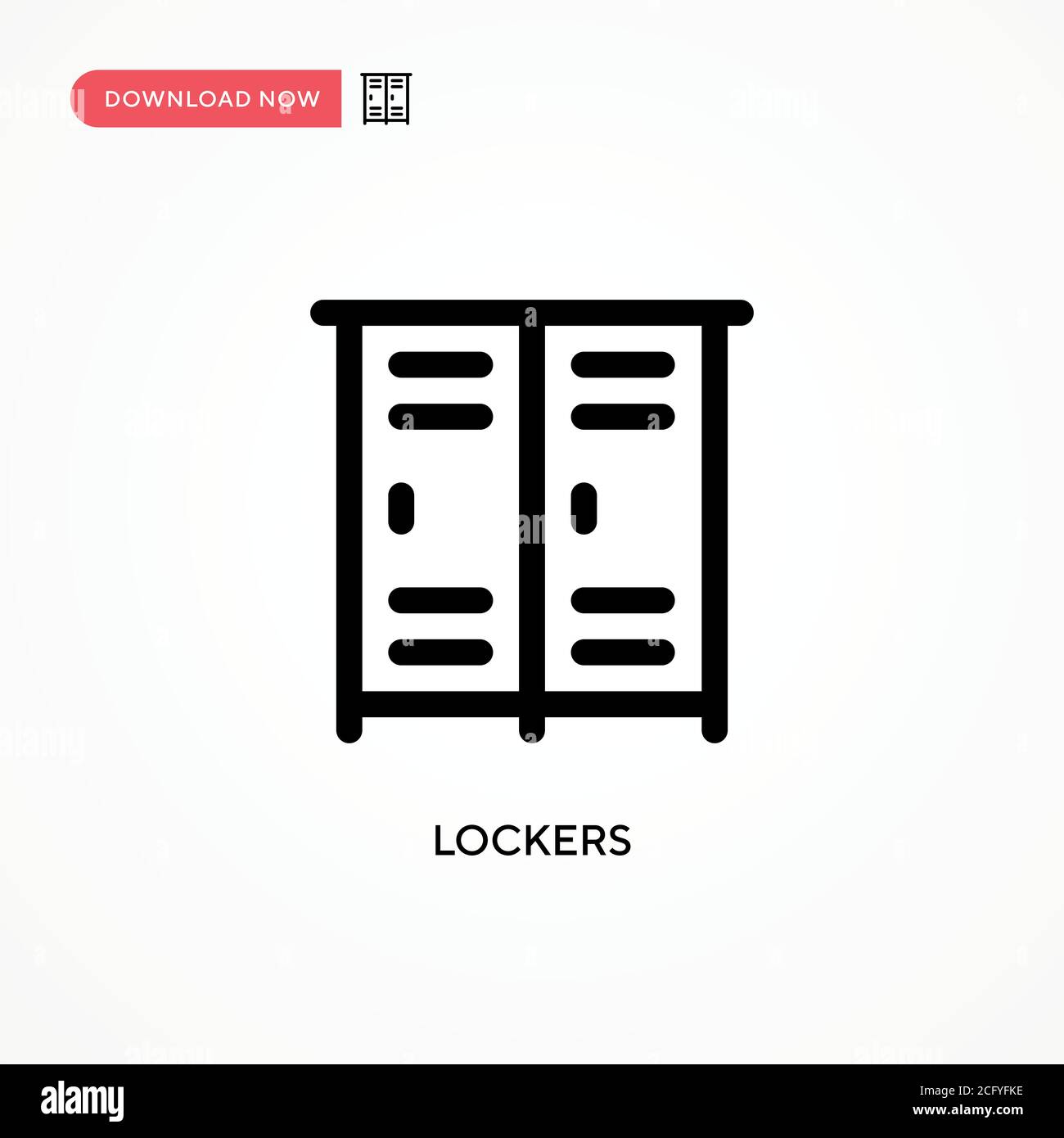 High school hallway lockers Stock Vector Images - Alamy