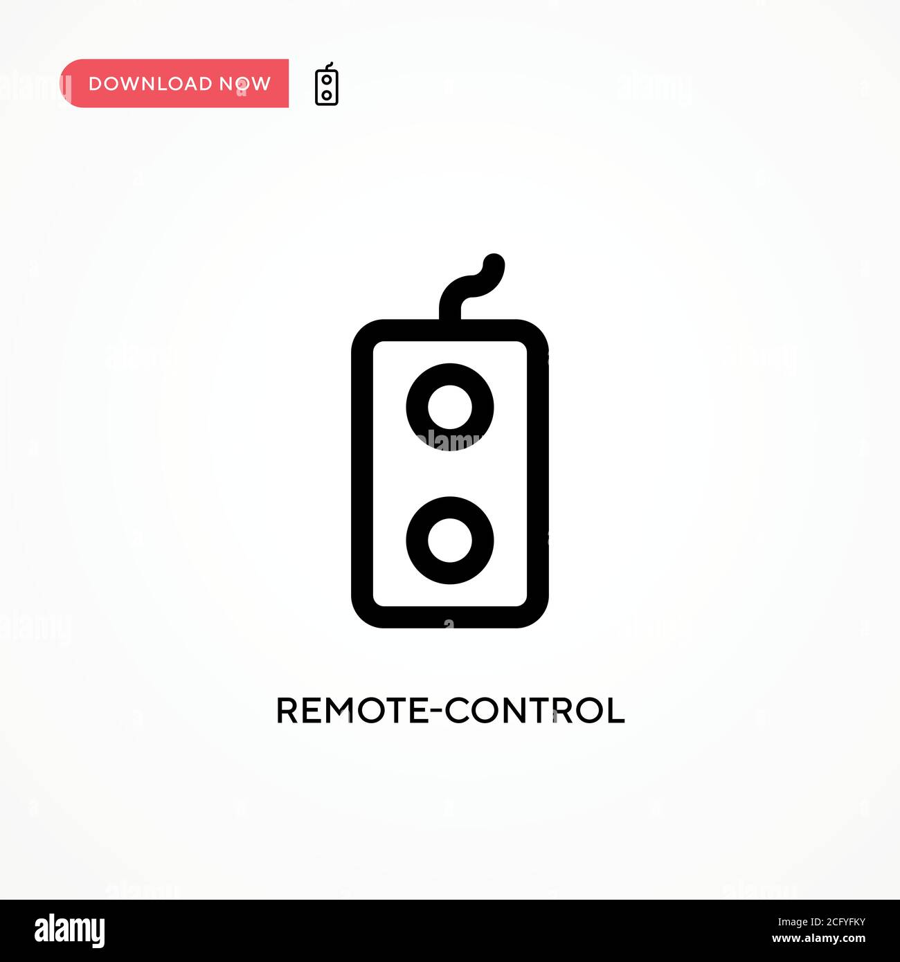 Remote-control Simple vector icon. Modern, simple flat vector ...