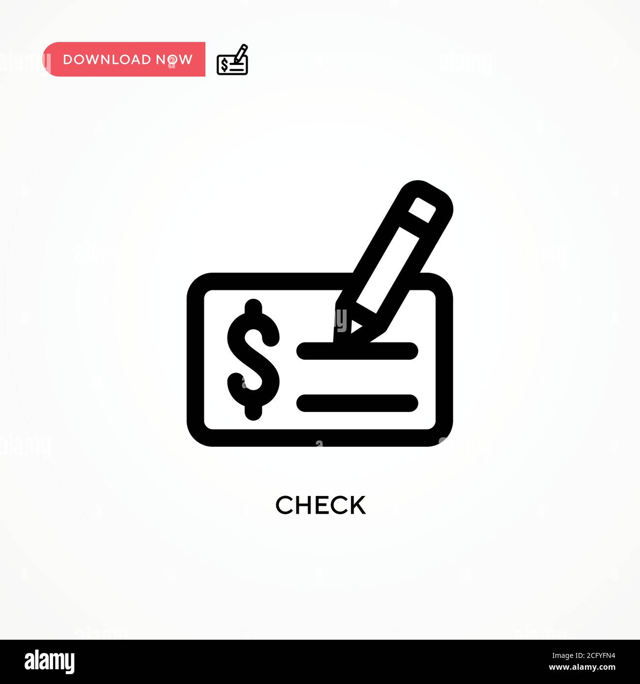 Check Simple vector icon. Modern, simple flat vector illustration for ...