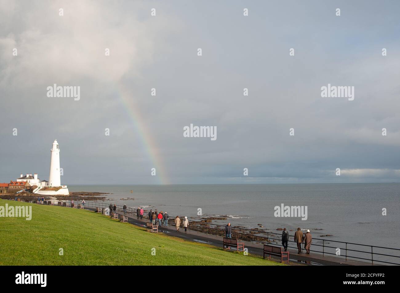 Storm clouds whitley bay hi-res stock photography and images - Alamy