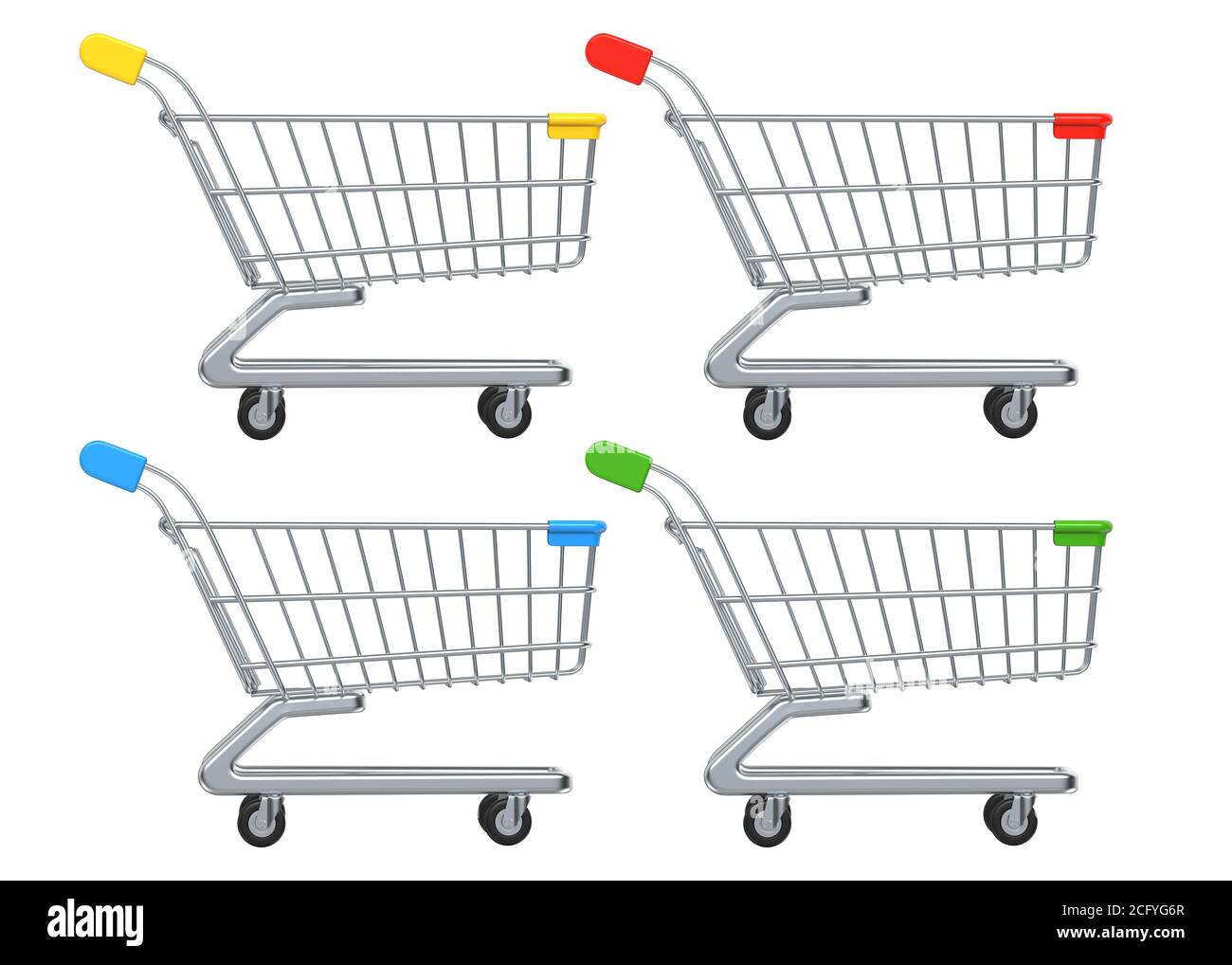 Box Trolleys And Carts Cut Out Stock Images & Pictures - Alamy