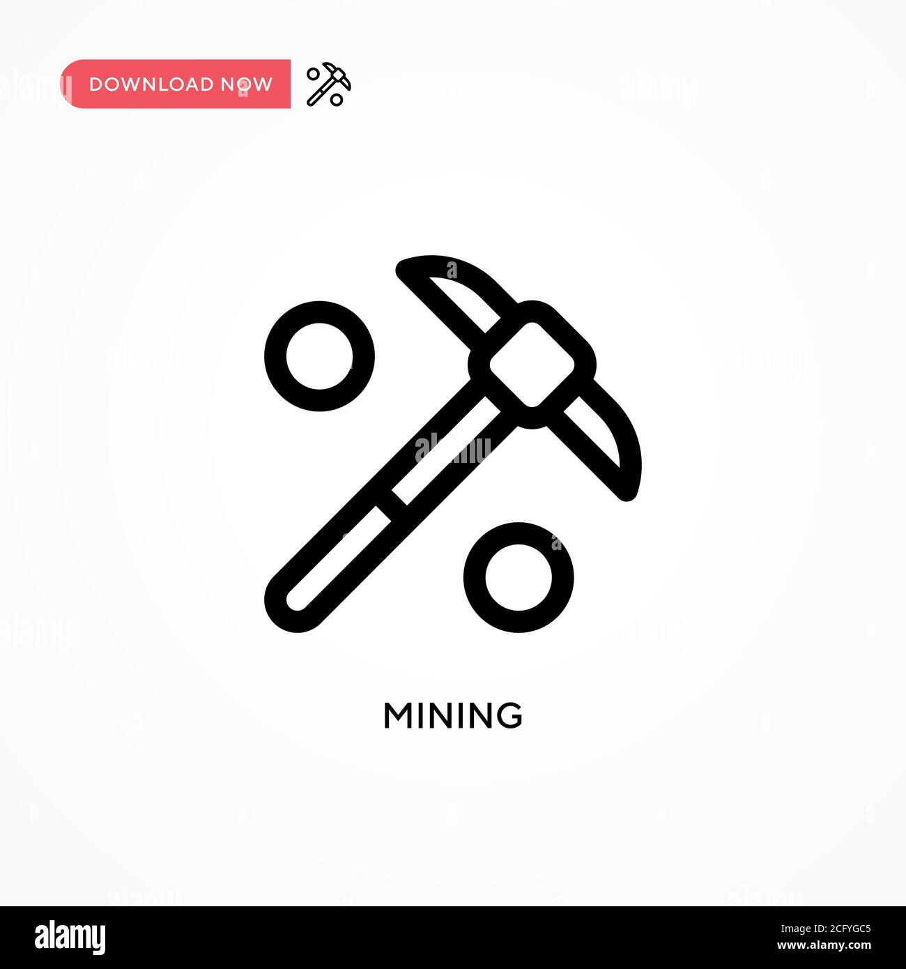 Gold mine mining site pit Stock Vector Images - Alamy