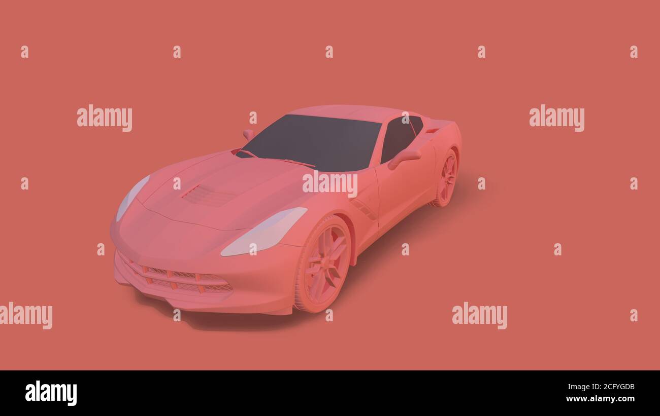 3d rendering luxury sports car hi-res stock photography and images - Alamy