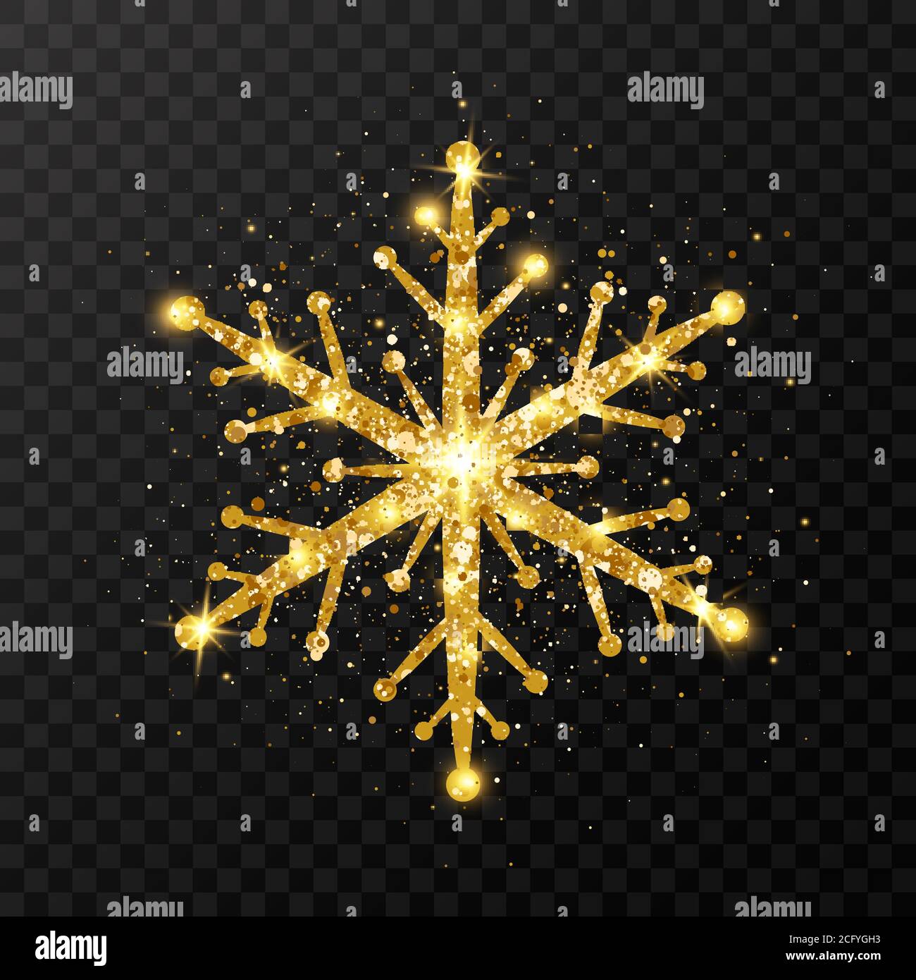 Gold snow overlay Stock Vector Images - Alamy