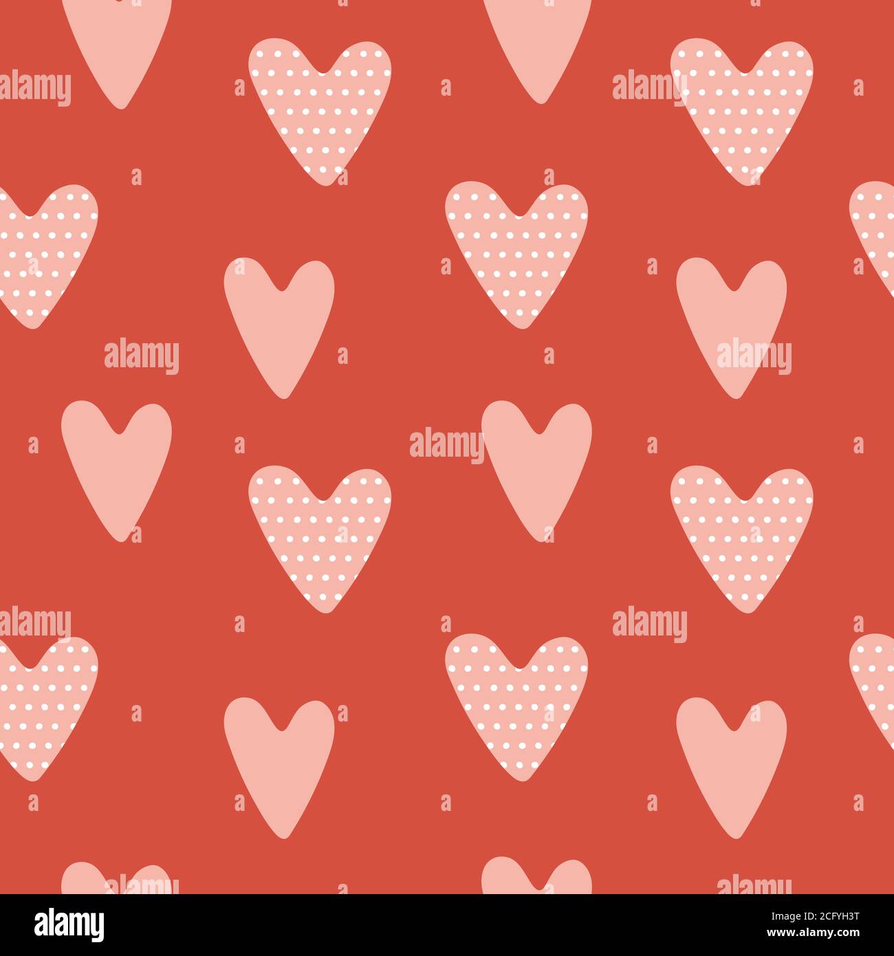 Pink white heart valentines Stock Vector Images - Alamy