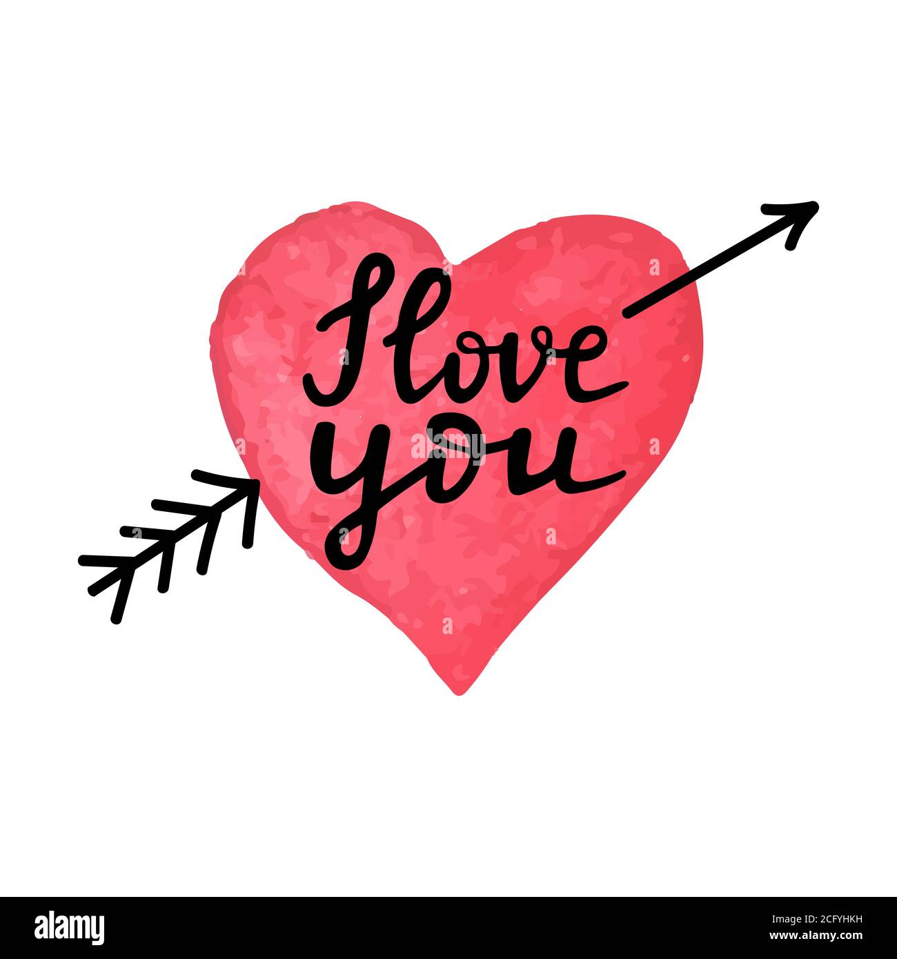 Love Hearts With Arrows Through Them