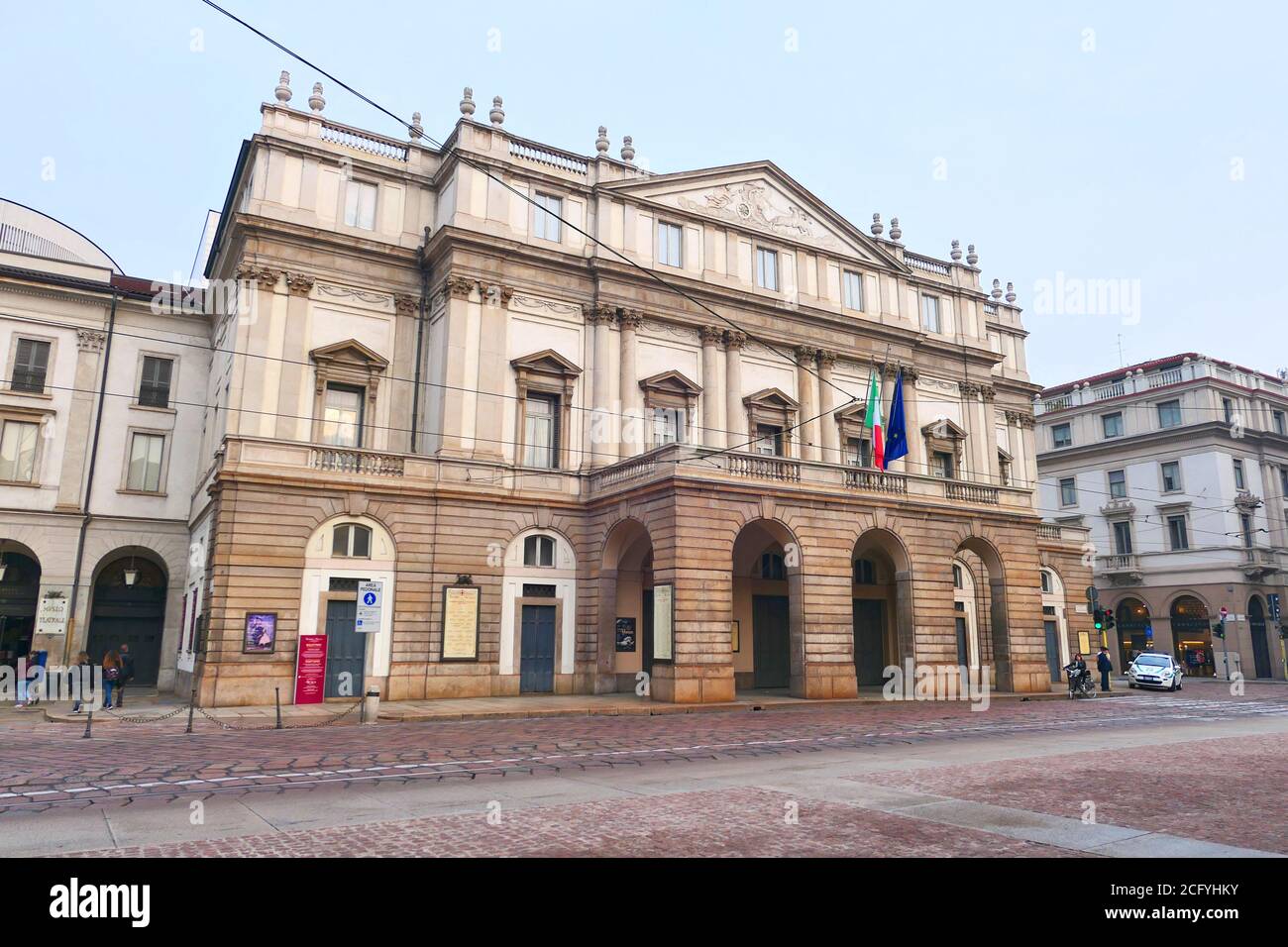 MILAN, ITALY - OCTOBER 21, 2018 : La Scala opera house at Piazza Della ...