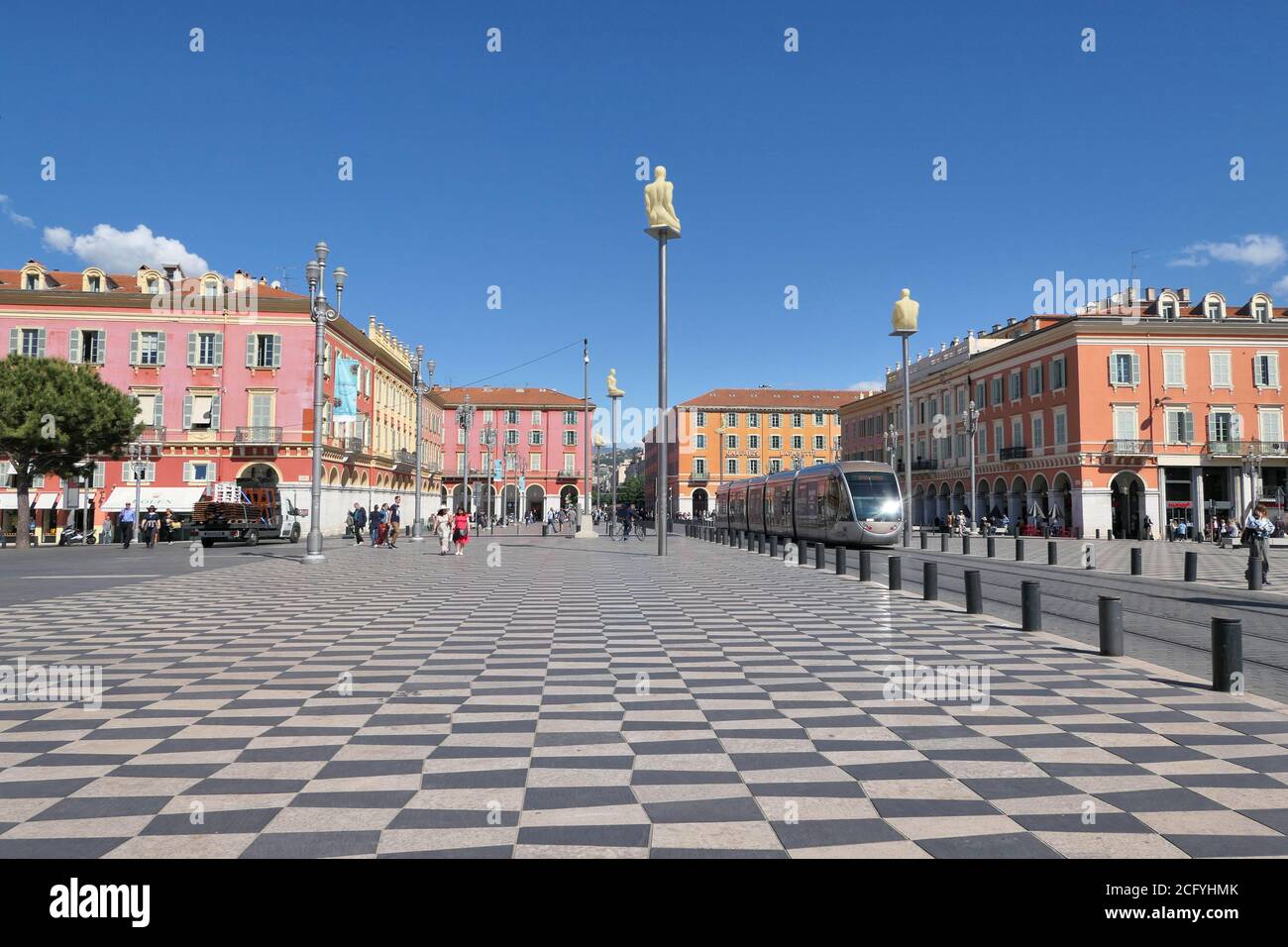 Old nice france square hi-res stock photography and images - Alamy