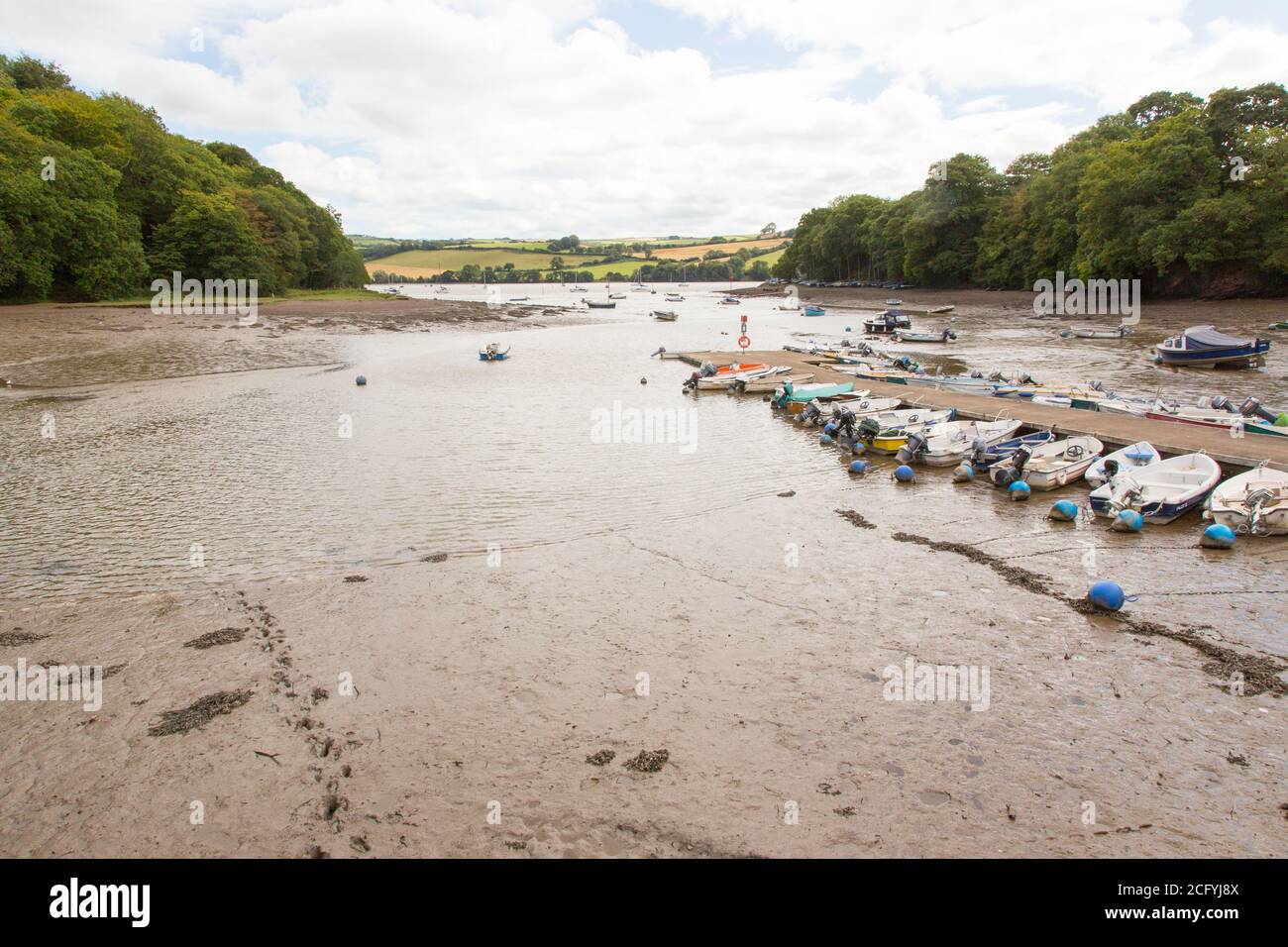 Stoke Gabriel pontoon, Devon, England, United Kingdom Stock Photo - Alamy