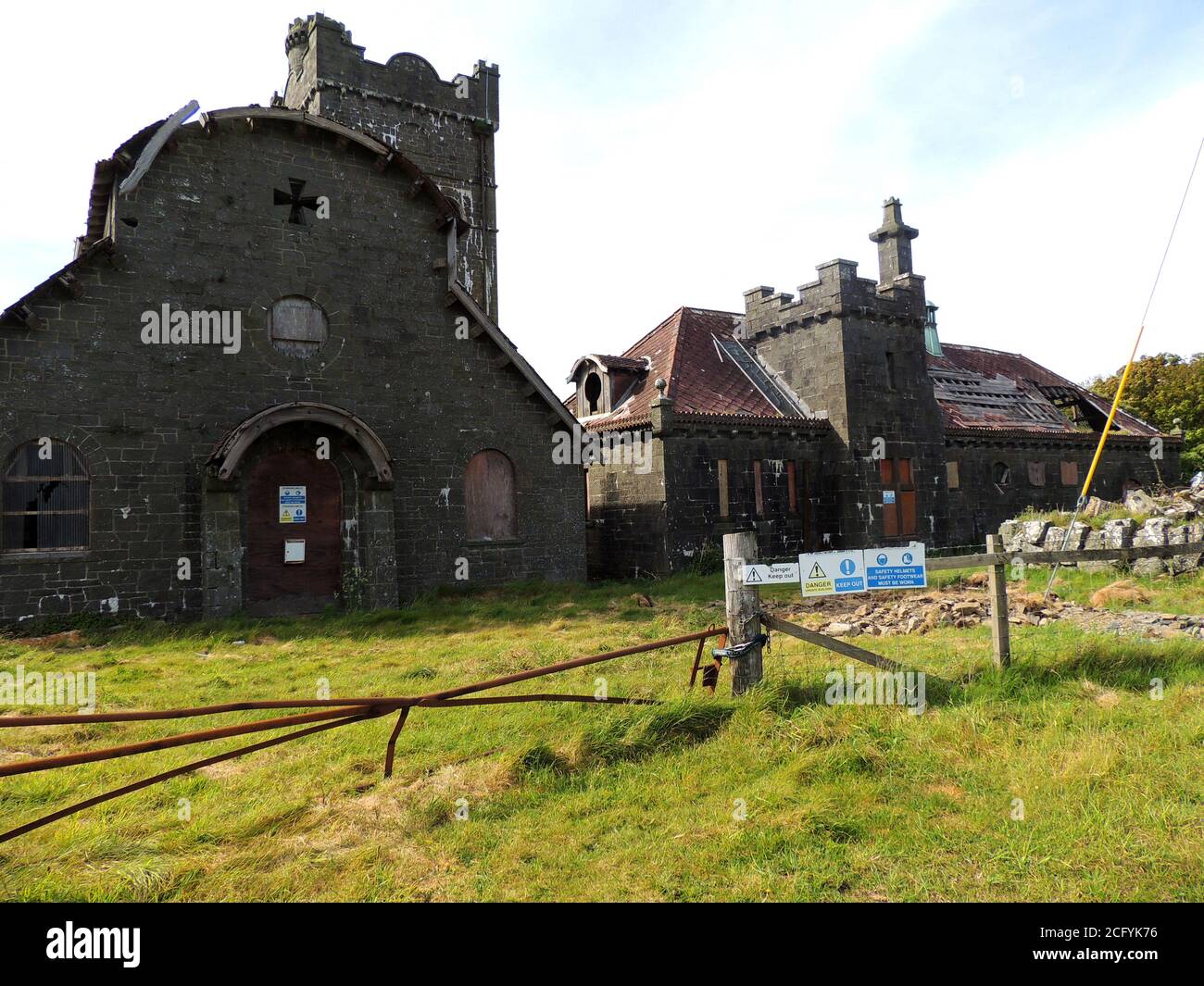 June 2017 - Coo Palace, before restoration. It was formerly known as ...