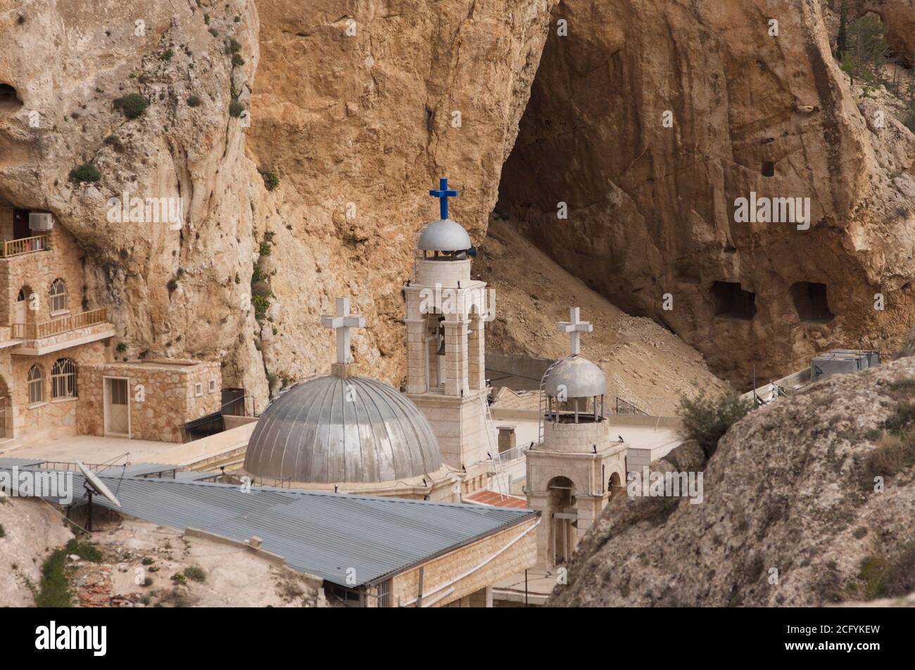 Maaloula, Syria 04/14/2009 small Christian town before the war now in ...