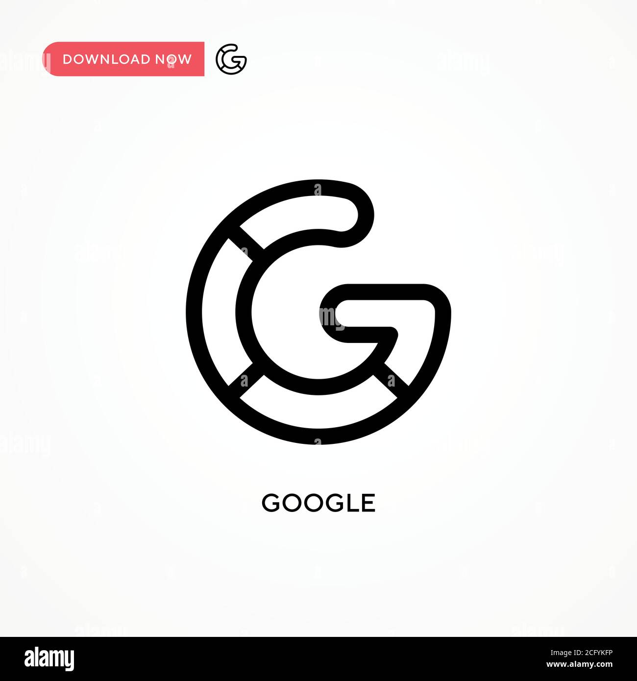 Flat Google Logo