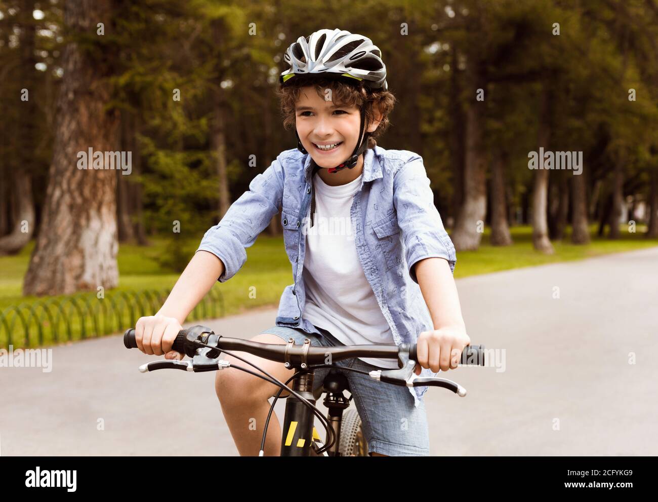 Father child boy son playing laughing in autumn park hi-res stock ...