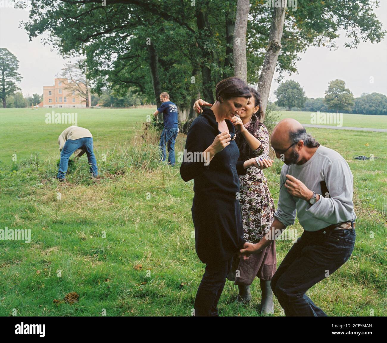Daniela Nardini who plays Anna Forbes filming on the set of This Life ...