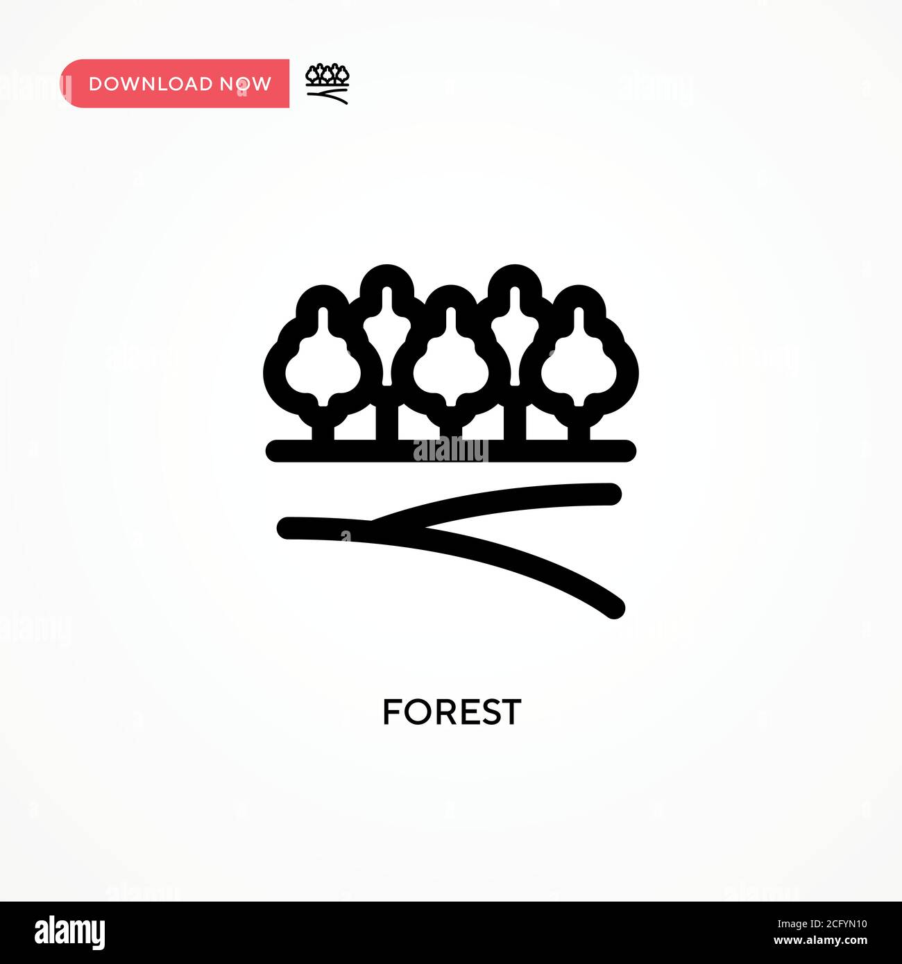 Pine forrest Stock Vector Images - Alamy