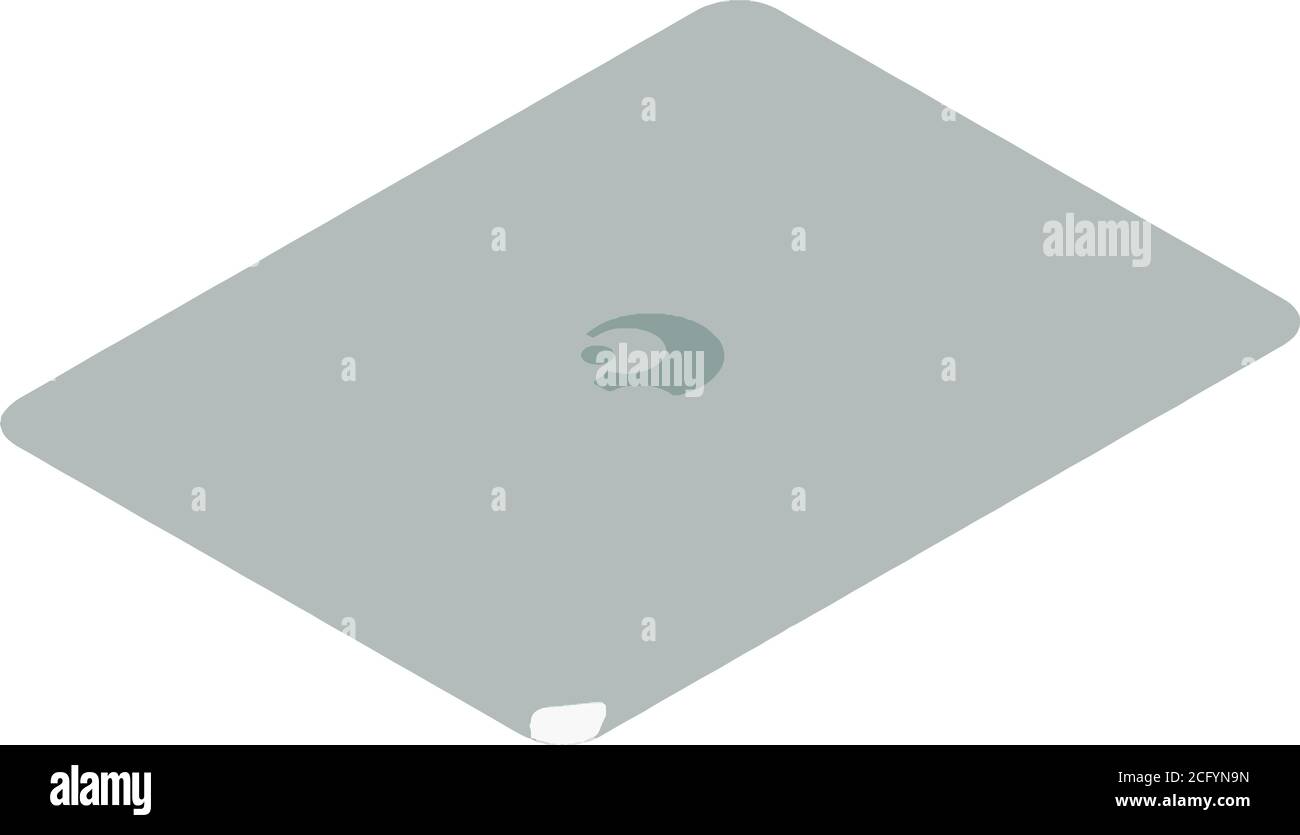 Camera clean cloth icon. Isometric of camera clean cloth vector icon ...