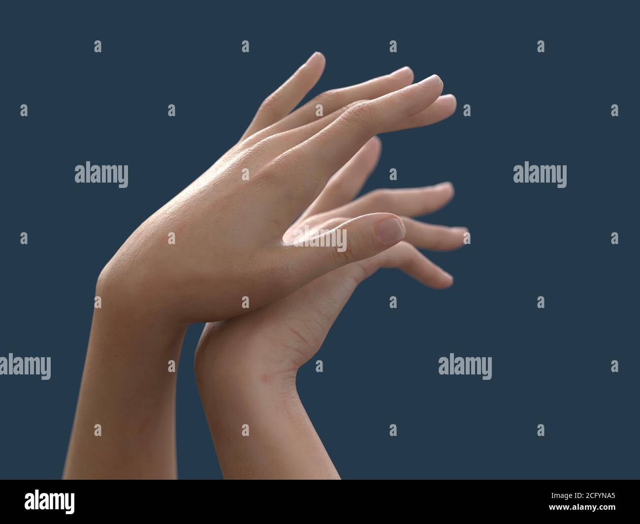 delicate female hands Stock Photo - Alamy