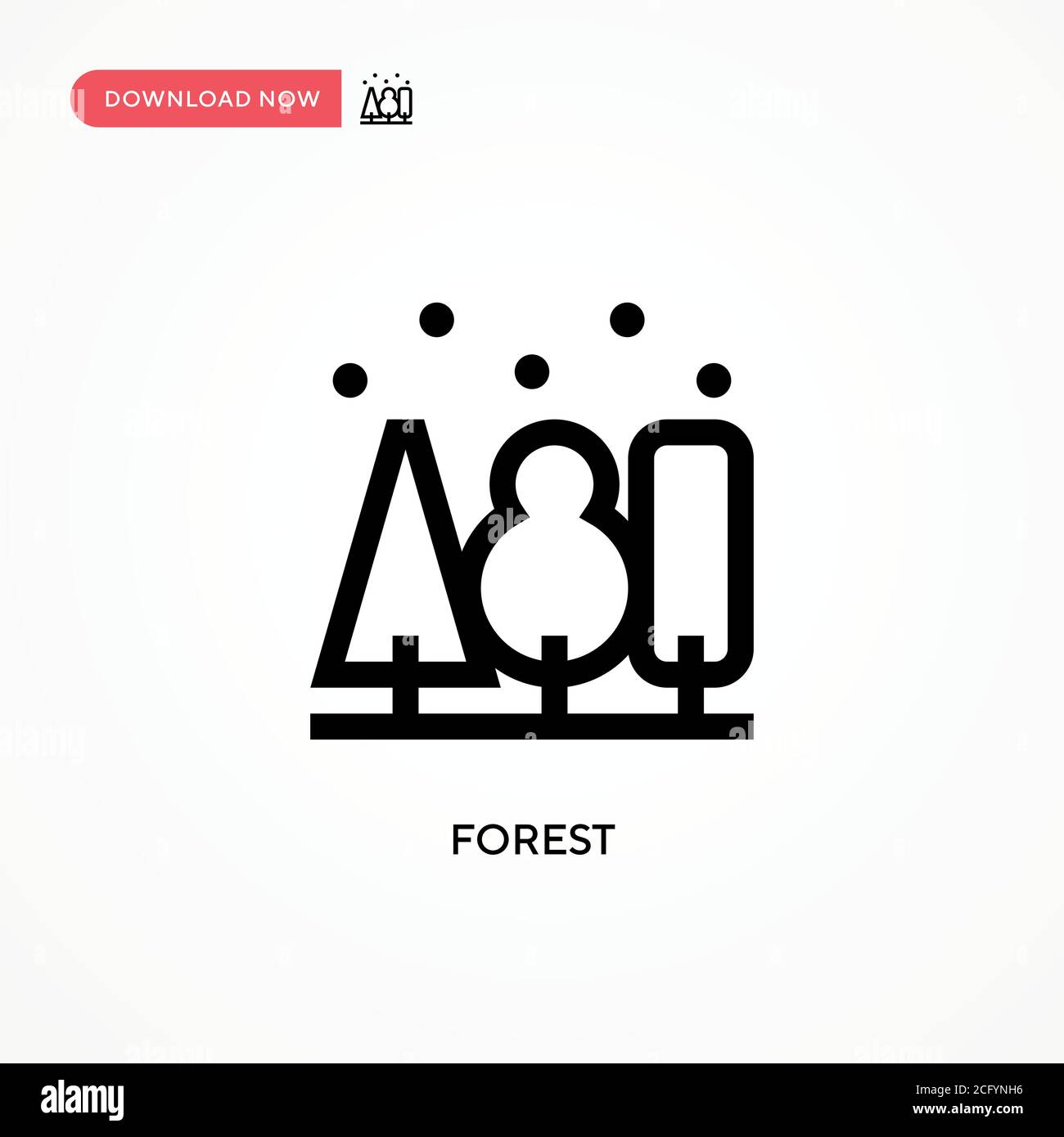 Sunshine woodland Stock Vector Images - Alamy